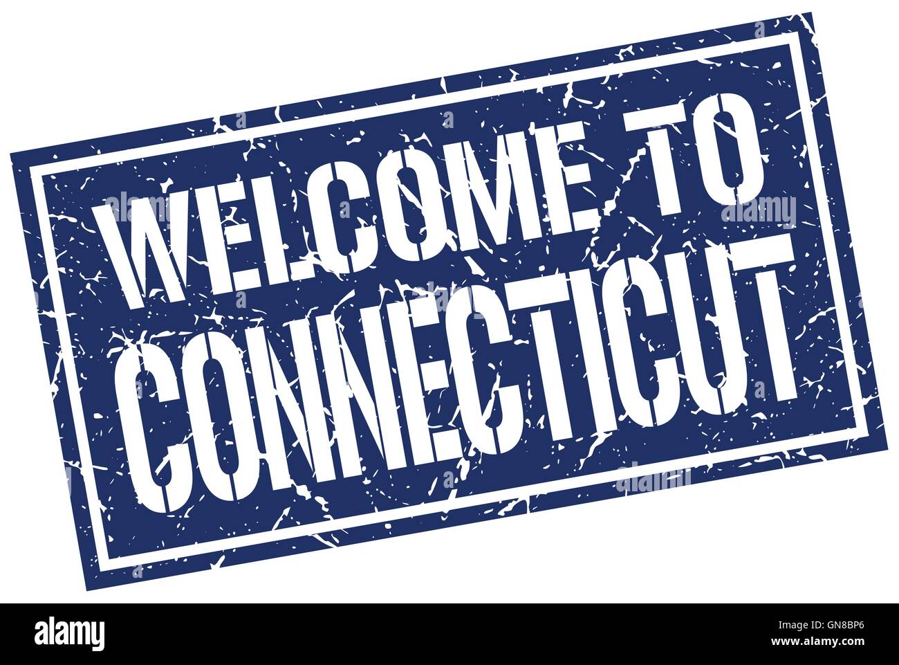 Connecticut stamp vector vectors hi-res stock photography and images ...