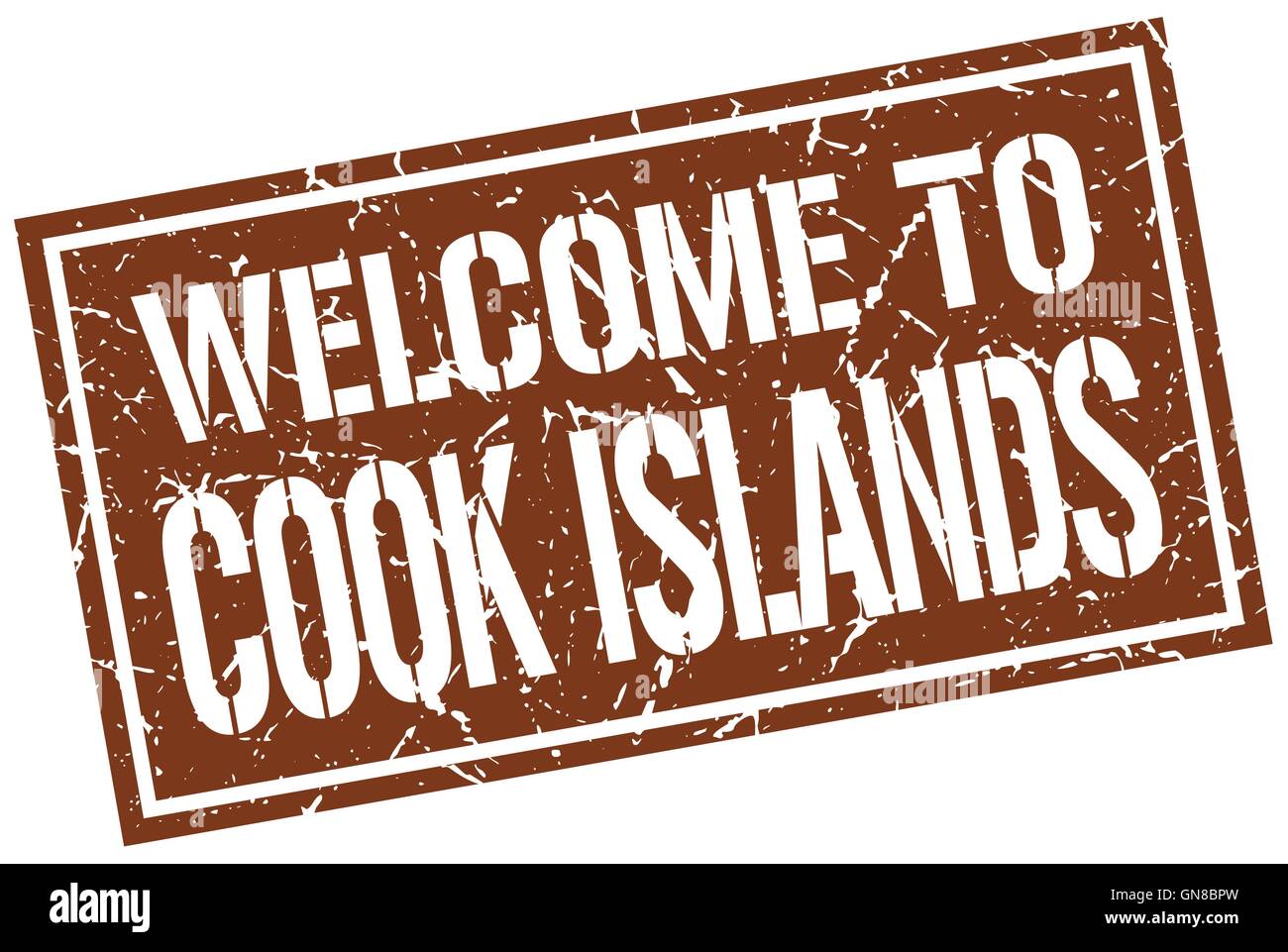 Welcome to the cook islands Stock Vector Images - Alamy
