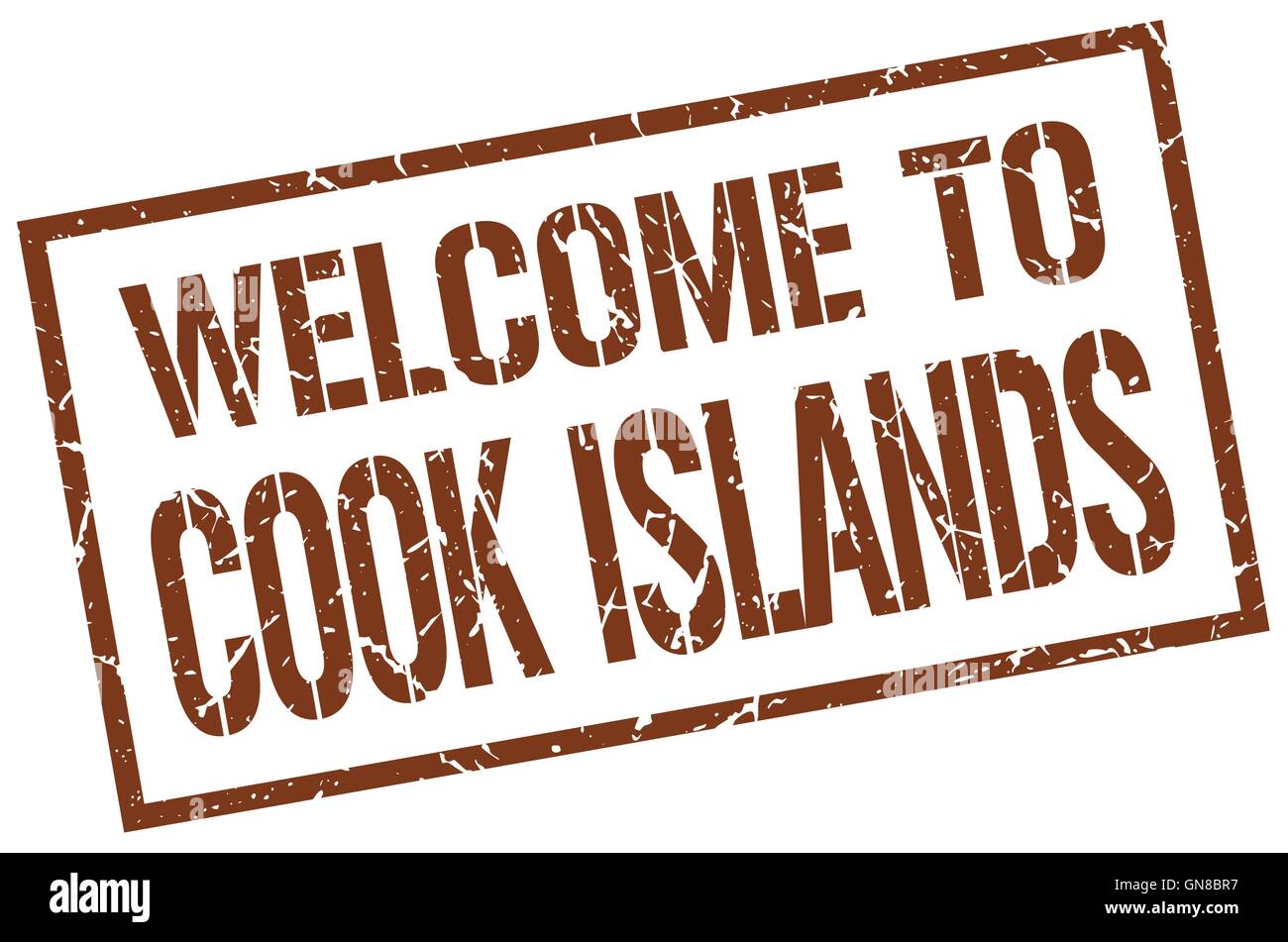 welcome to Cook Islands stamp Stock Vector Image & Art - Alamy