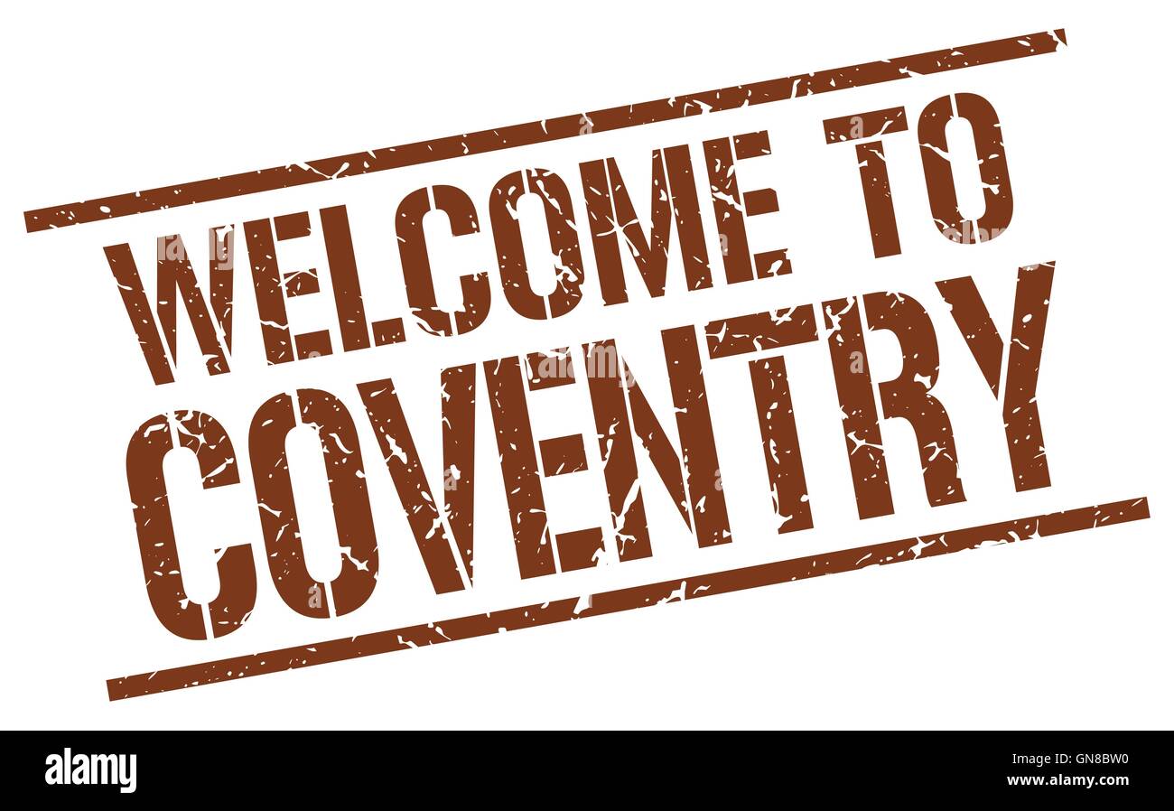 welcome to Coventry stamp Stock Vector Image & Art - Alamy