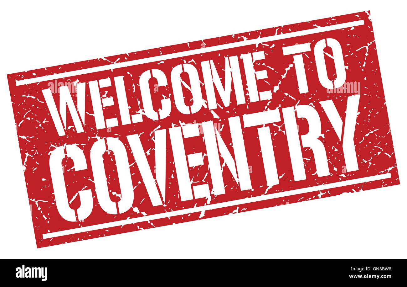 welcome to Coventry stamp Stock Vector Image & Art - Alamy