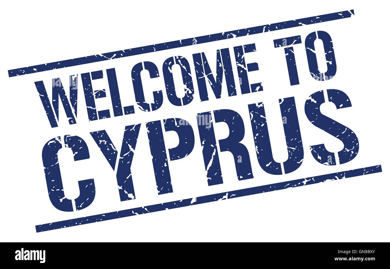 welcome to Cyprus stamp Stock Vector Image & Art - Alamy
