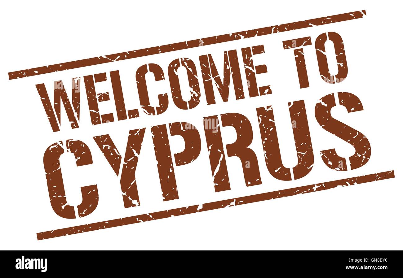 Welcome to cyprus Stock Vector Images - Alamy