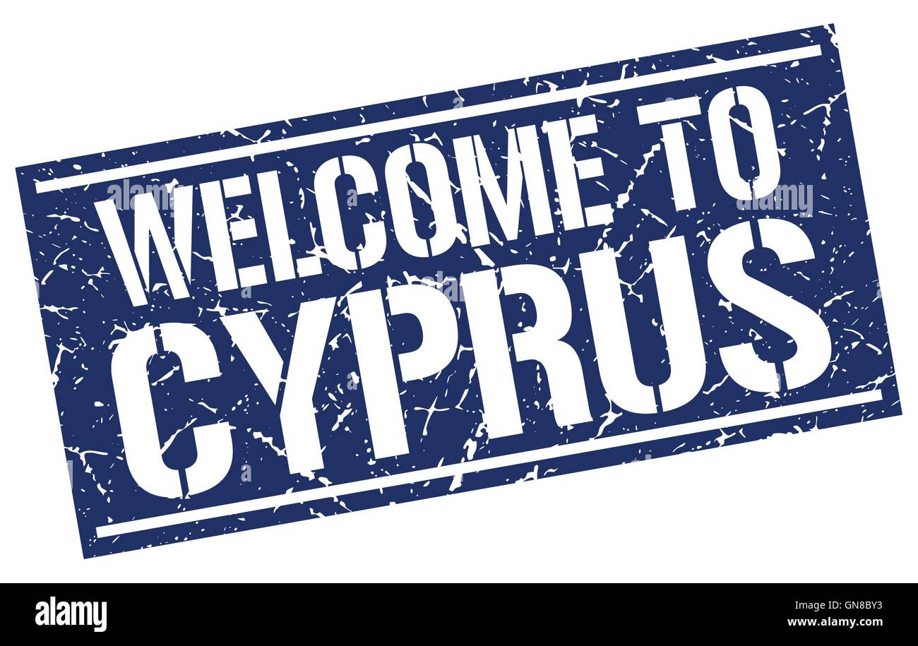 welcome to Cyprus stamp Stock Vector Image & Art - Alamy