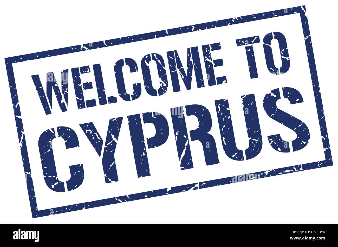welcome to Cyprus stamp Stock Vector Image & Art - Alamy