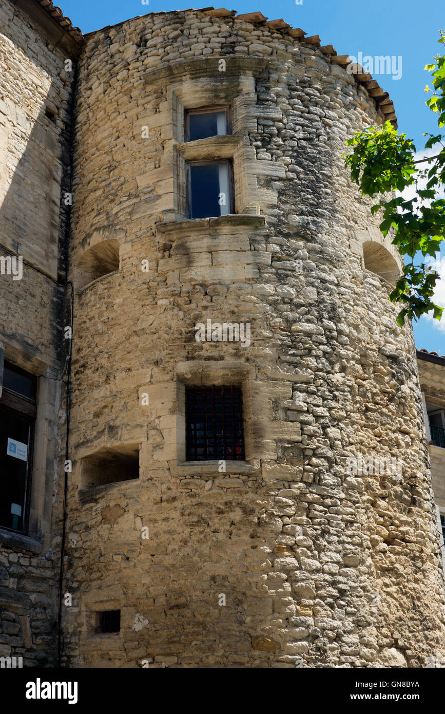 Part of Chateau Gordes Luberon Provence France Stock Photo - Alamy