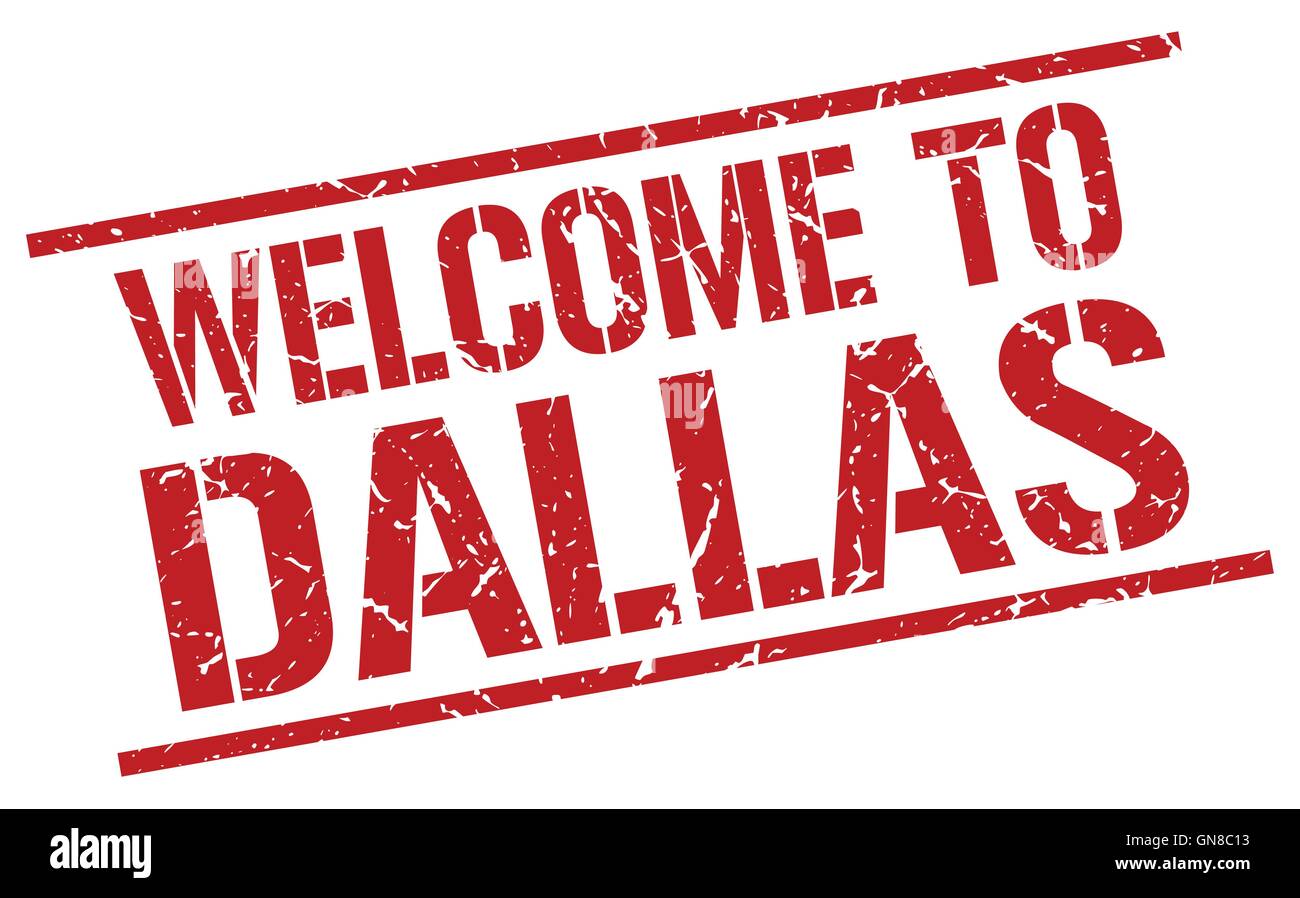 welcome to Dallas stamp Stock Vector Image & Art - Alamy