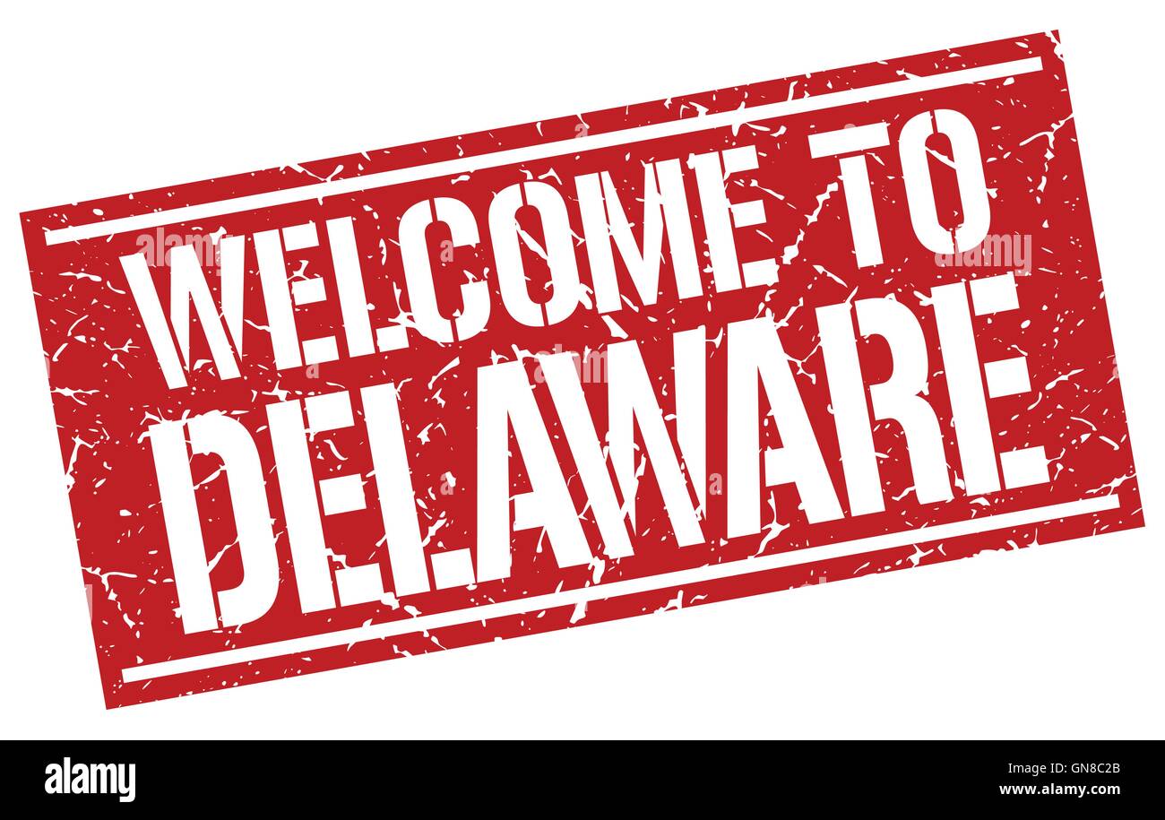 welcome to Delaware stamp Stock Vector Image & Art - Alamy