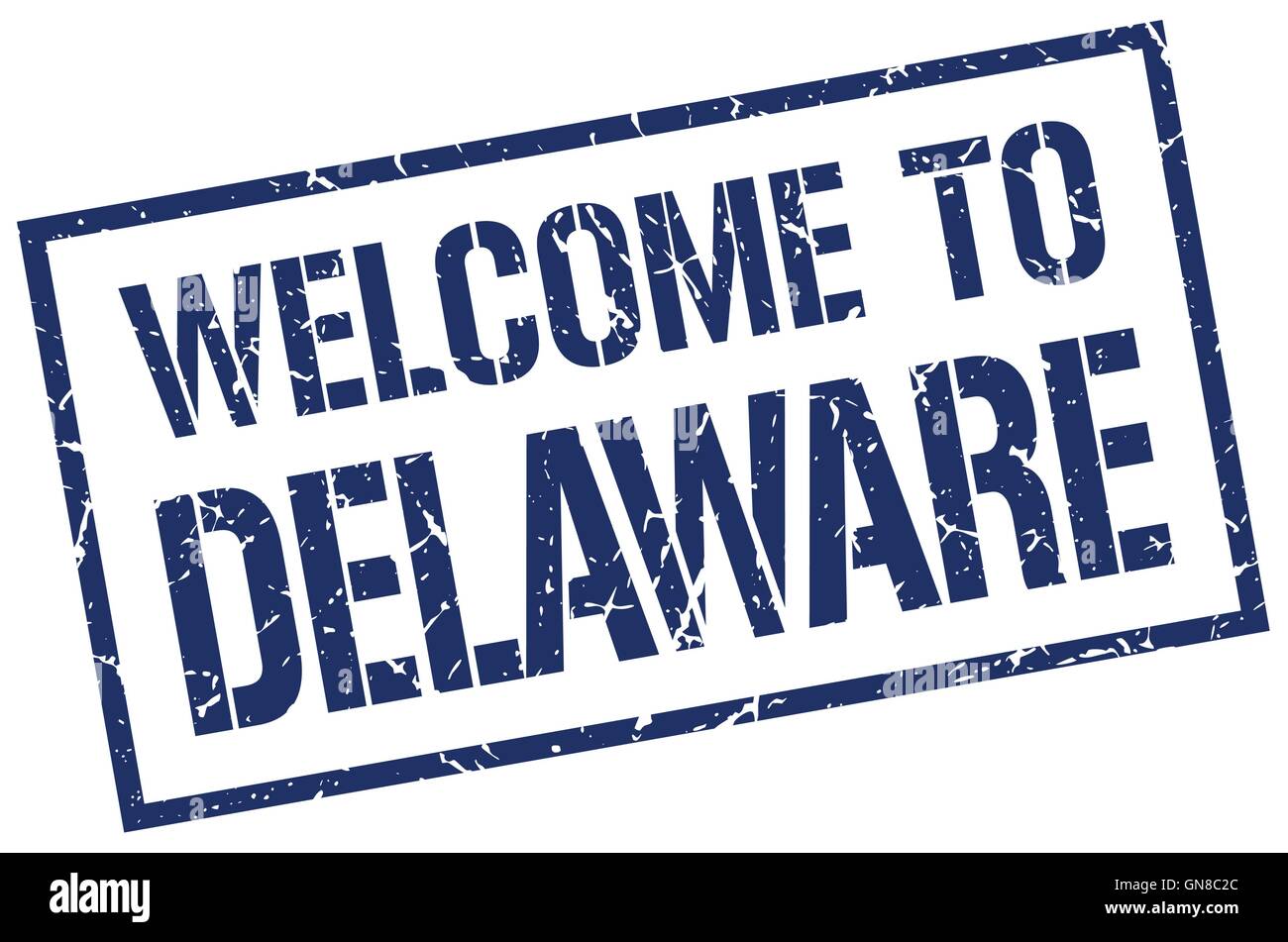 welcome to Delaware stamp Stock Vector Image & Art - Alamy