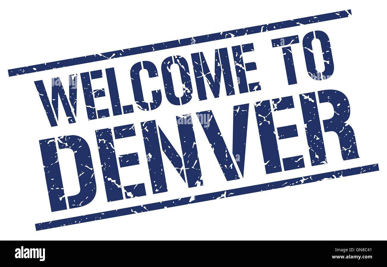 welcome to Denver stamp Stock Vector Image & Art - Alamy