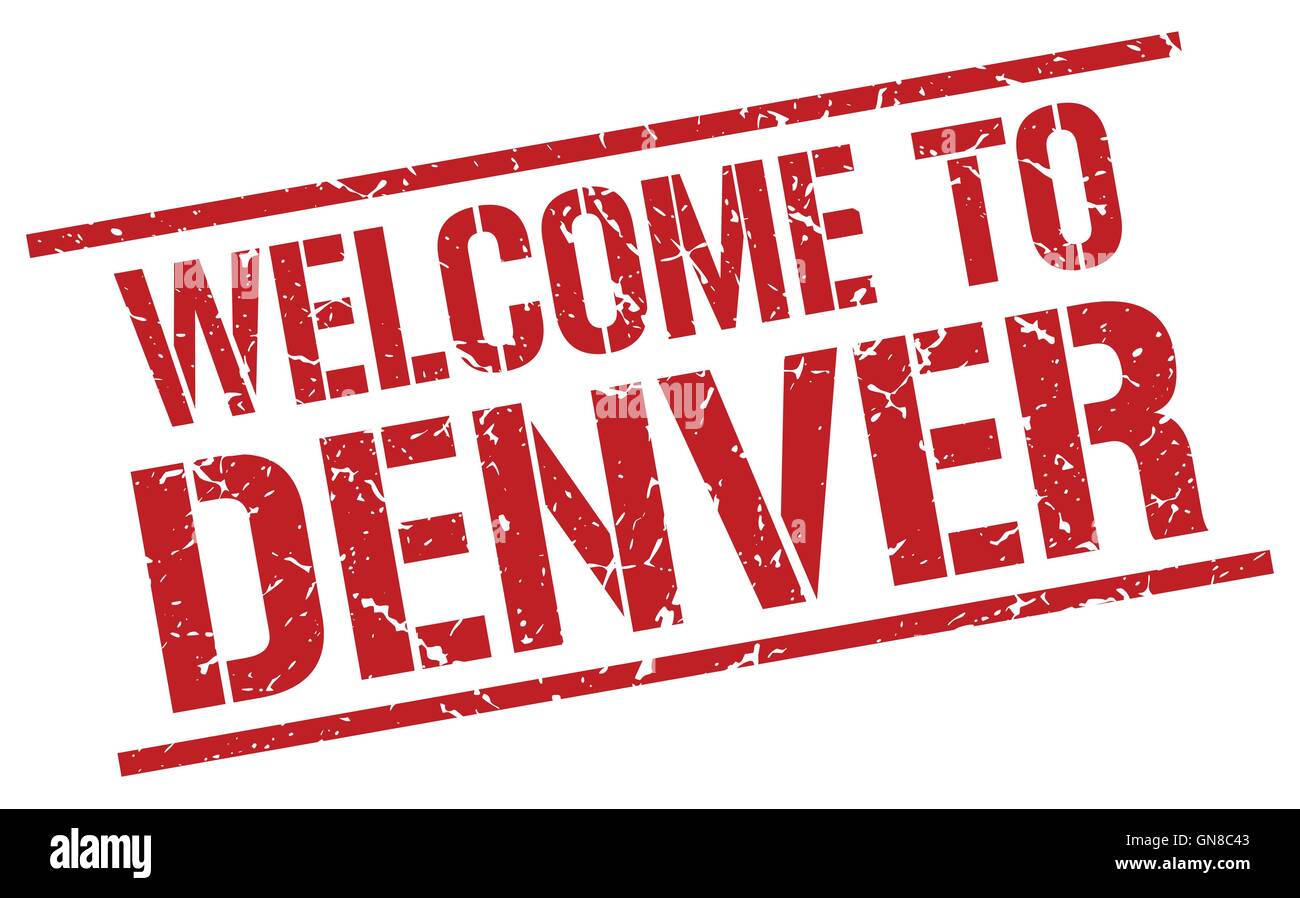 welcome to Denver stamp Stock Vector Image & Art - Alamy