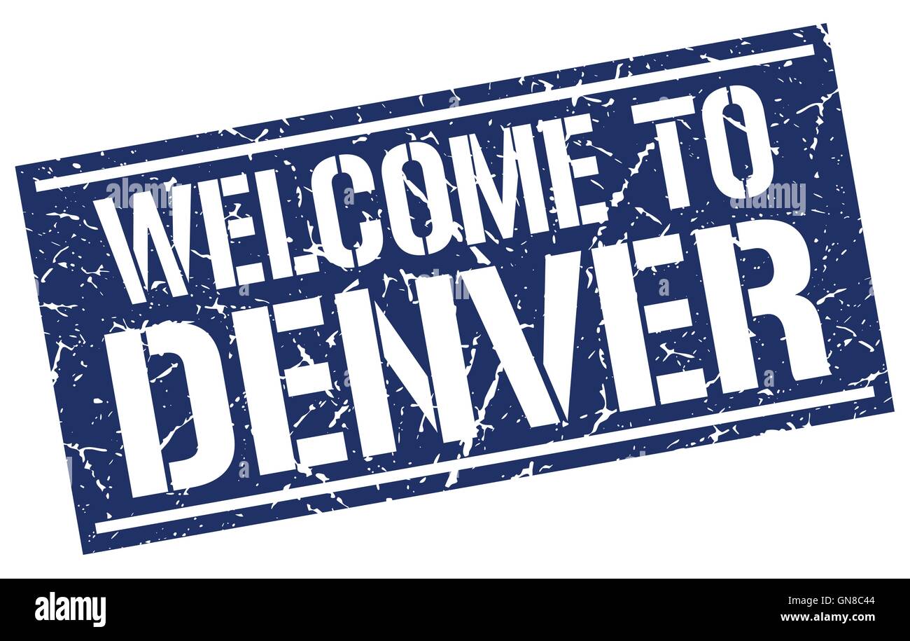 welcome to Denver stamp Stock Vector Image & Art - Alamy