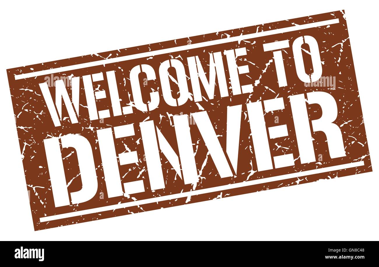 Welcome to denver Stock Vector Images - Alamy
