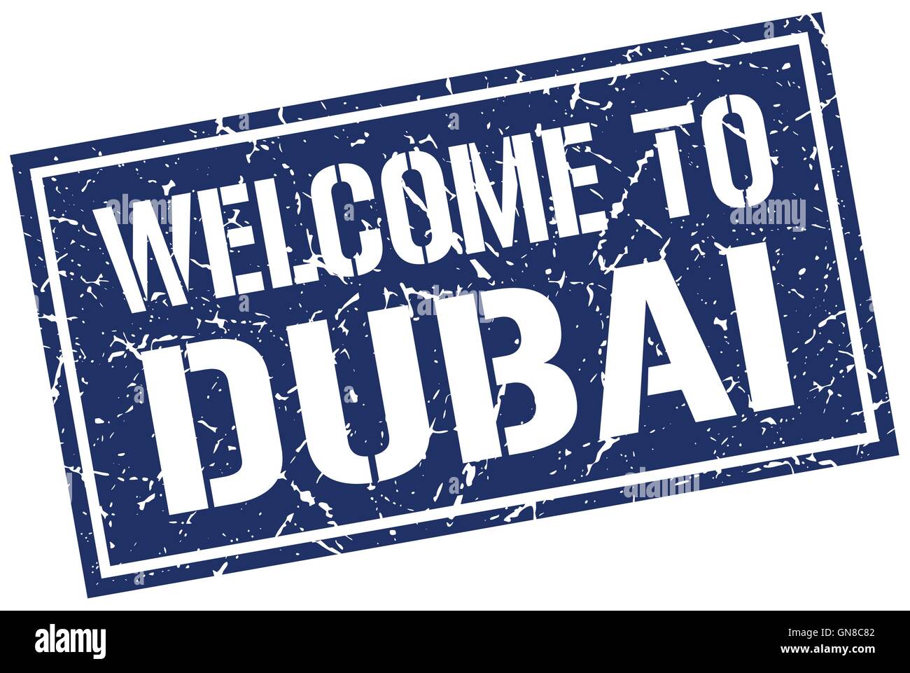 welcome to Dubai stamp Stock Vector Image & Art - Alamy
