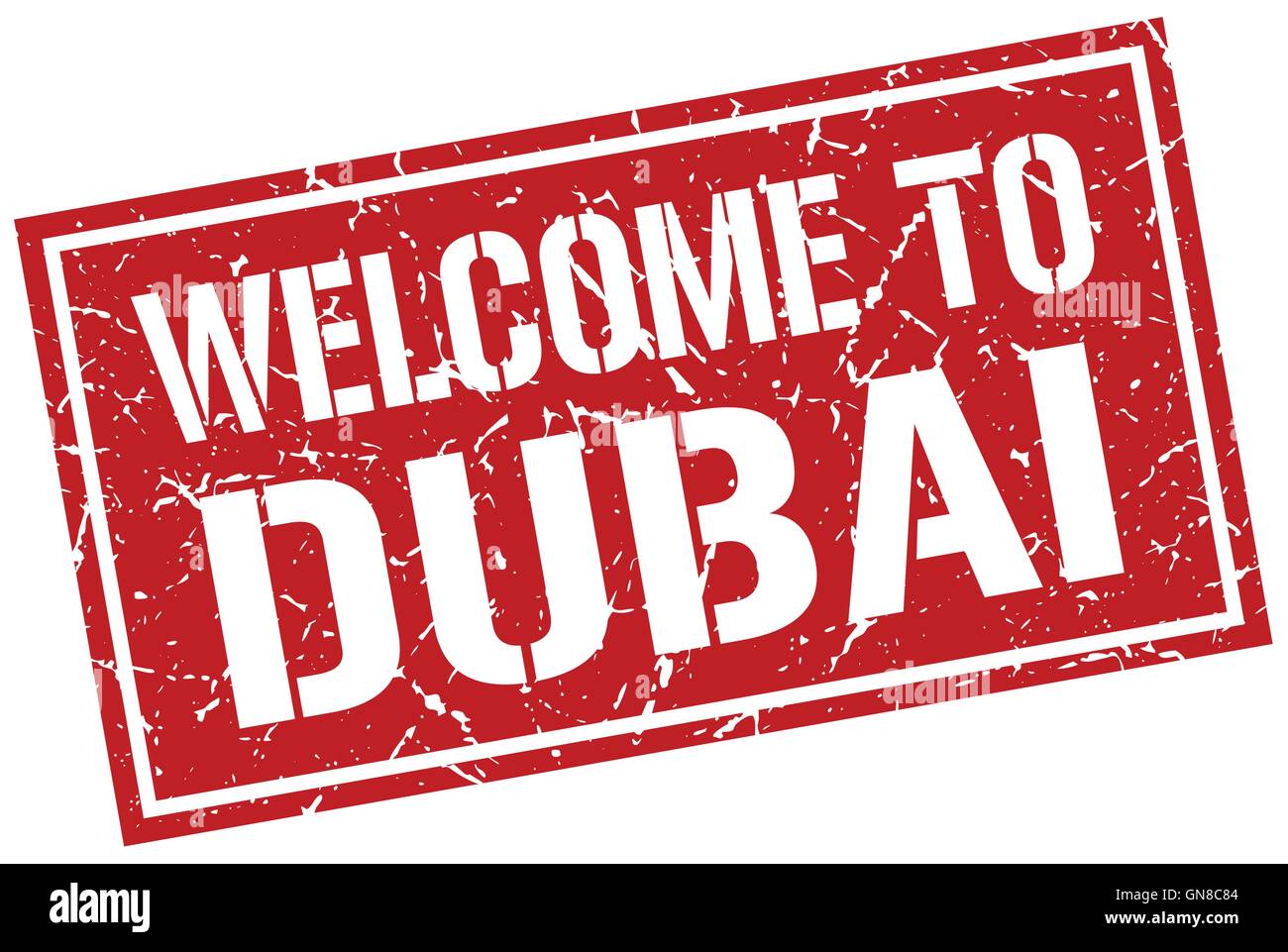 welcome to Dubai stamp Stock Vector Image & Art - Alamy