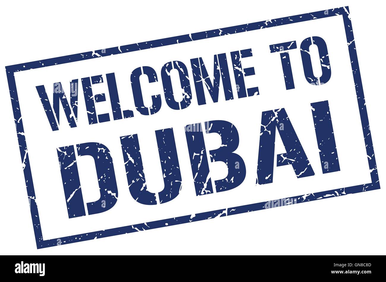 welcome to Dubai stamp Stock Vector Image & Art - Alamy