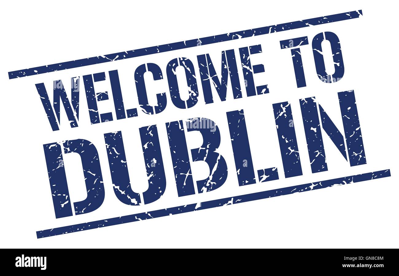 welcome to Dublin stamp Stock Vector Image & Art - Alamy