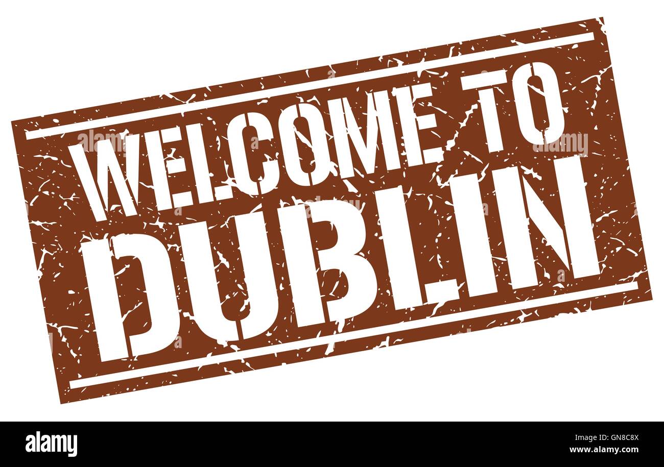 welcome to Dublin stamp Stock Vector Image & Art - Alamy