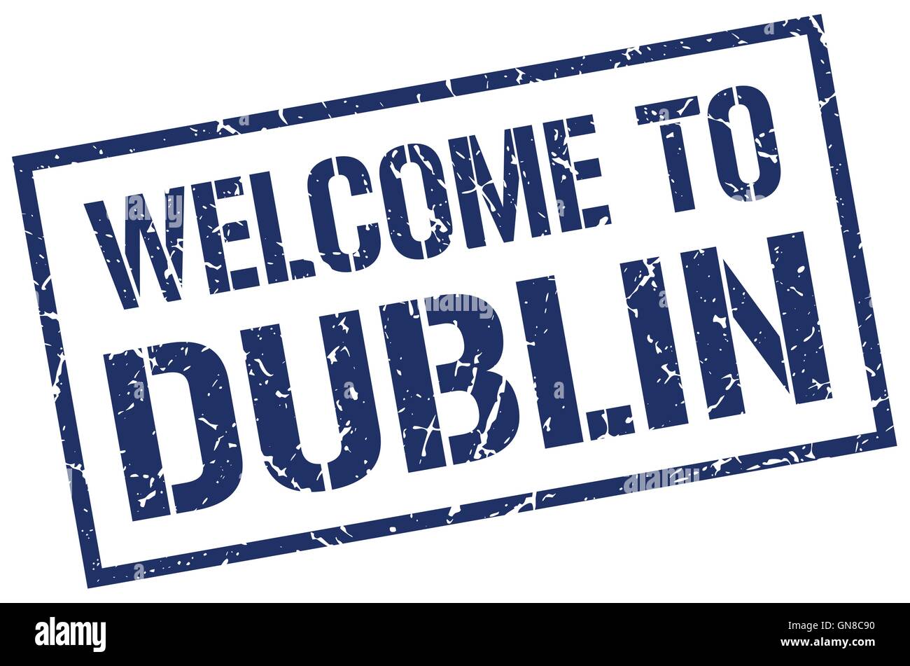 welcome to Dublin stamp Stock Vector Image & Art - Alamy