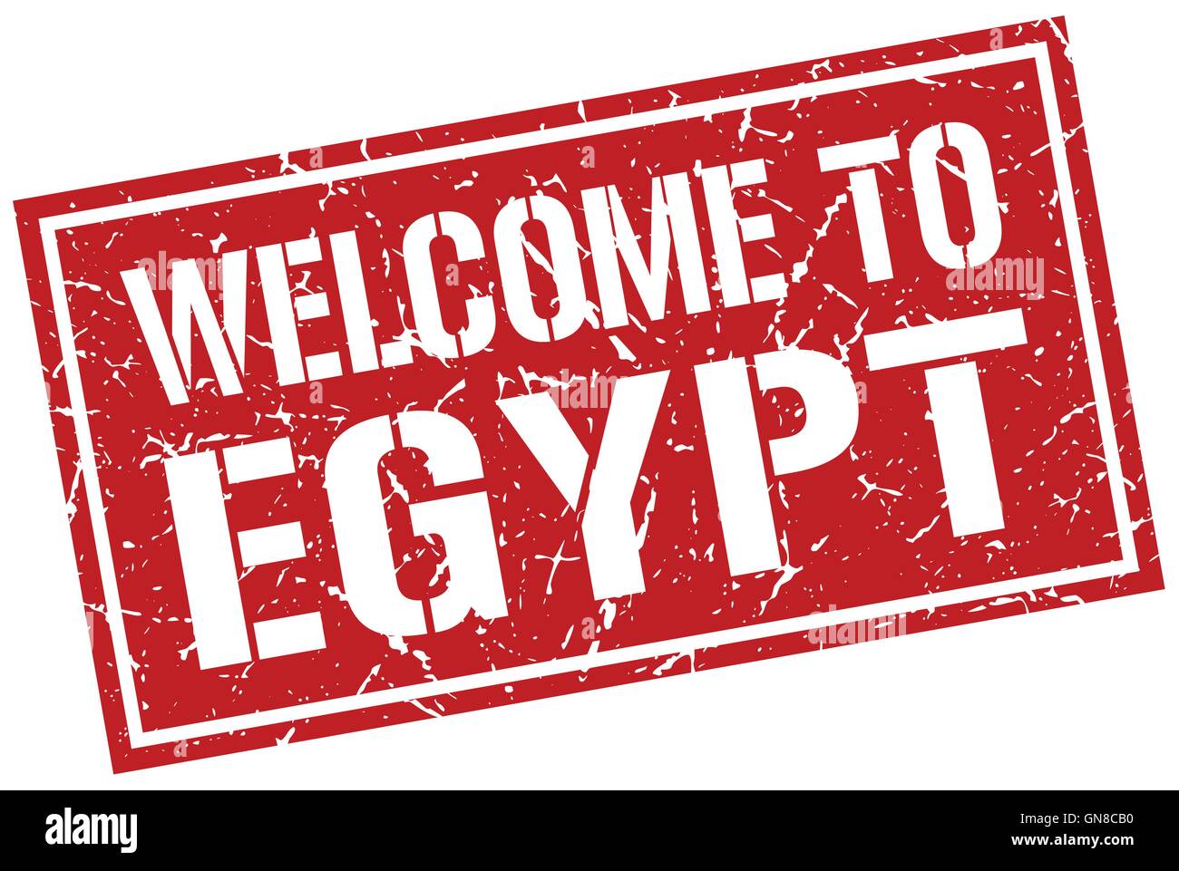 welcome to Egypt stamp Stock Vector Image & Art - Alamy