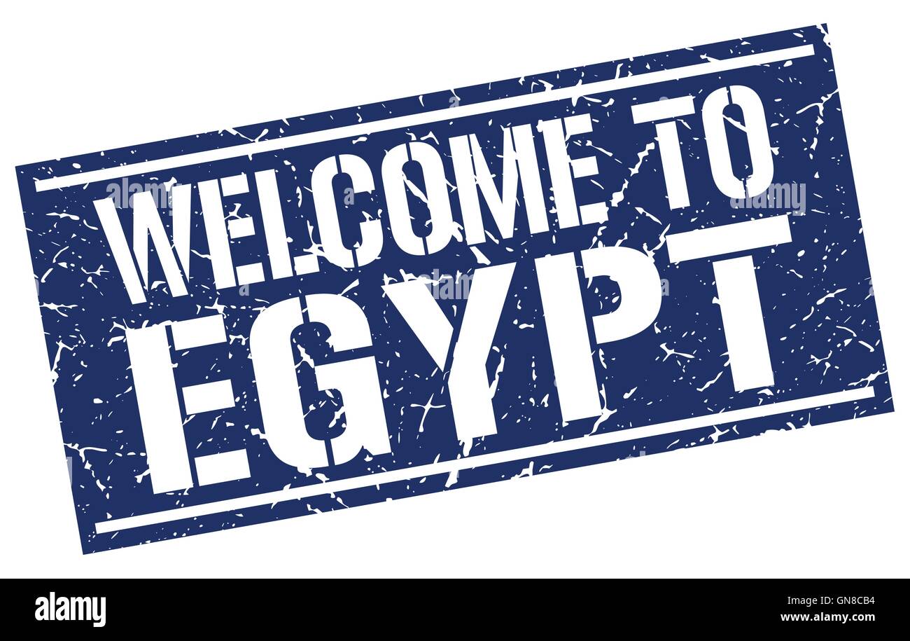 welcome to Egypt stamp Stock Vector Image & Art - Alamy