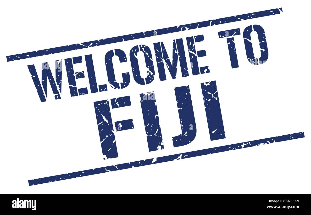 welcome to Fiji stamp Stock Vector Image & Art - Alamy