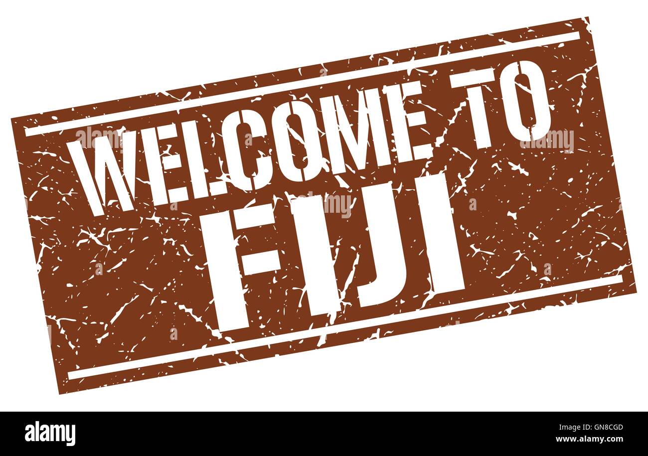 welcome to Fiji stamp Stock Vector Image & Art - Alamy