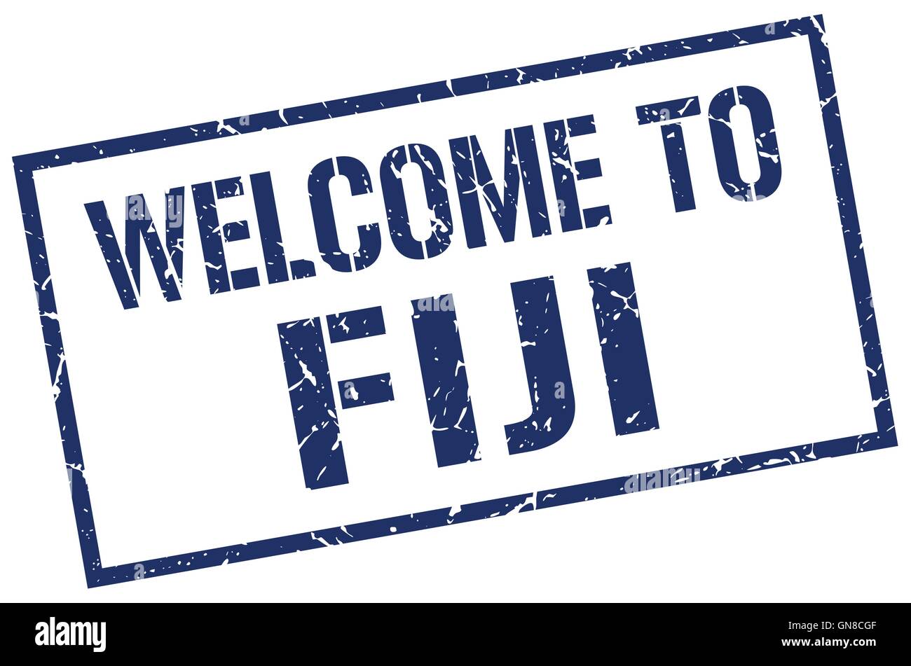 welcome to Fiji stamp Stock Vector Image & Art - Alamy