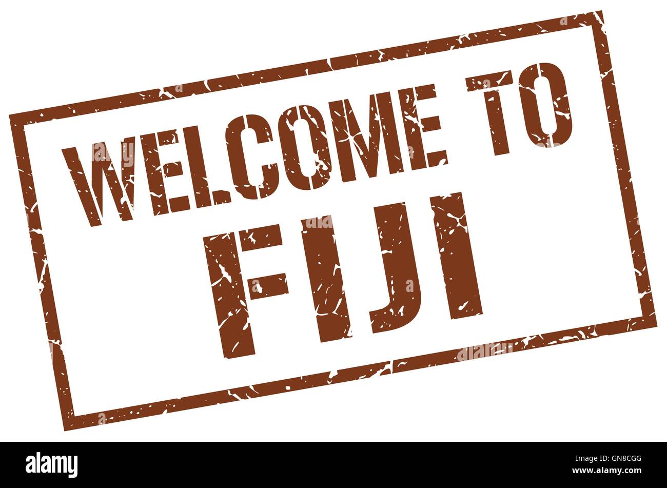 welcome to Fiji stamp Stock Vector Image & Art - Alamy