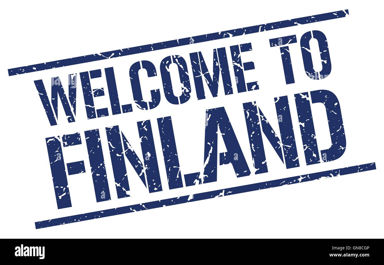 welcome to Finland stamp Stock Vector Image & Art - Alamy