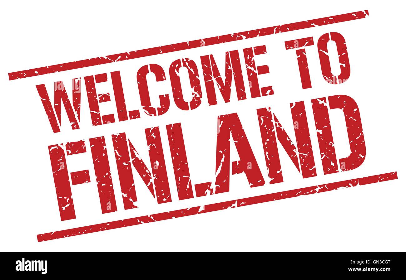 Welcome to finland Stock Vector Images - Alamy