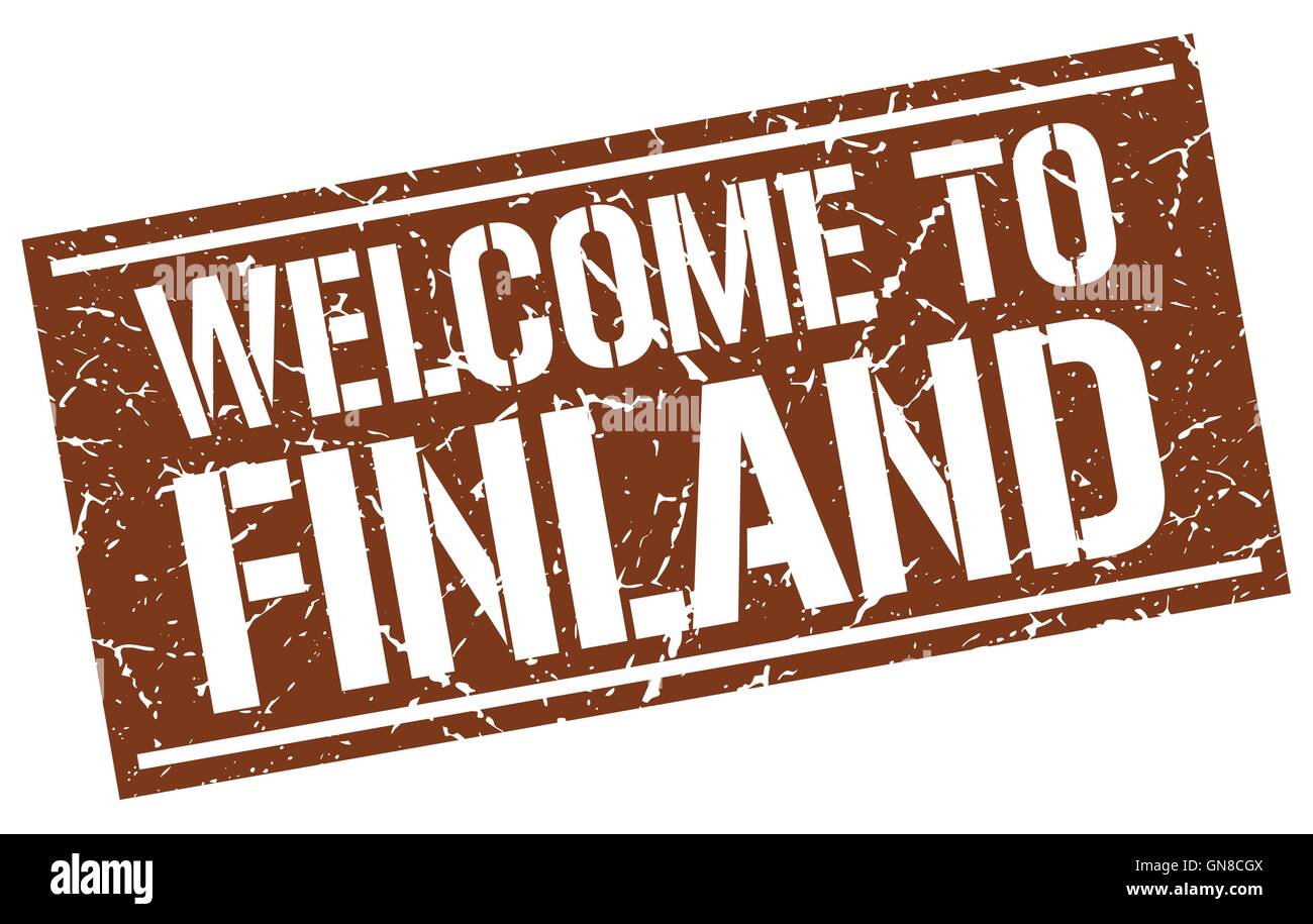 Welcome to finland Stock Vector Images - Alamy