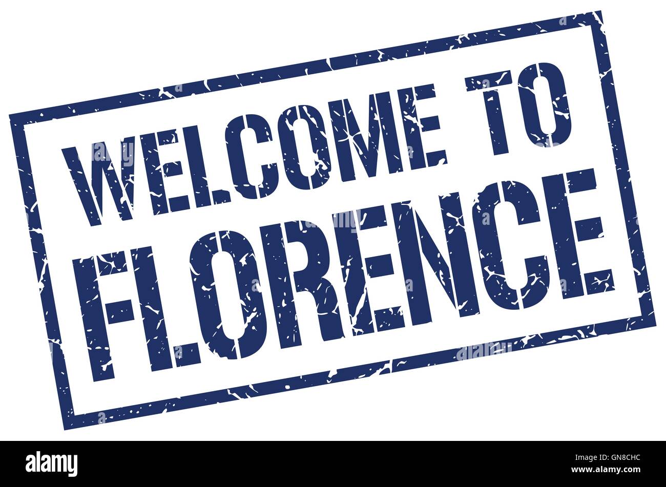 welcome to Florence stamp Stock Vector Image & Art - Alamy