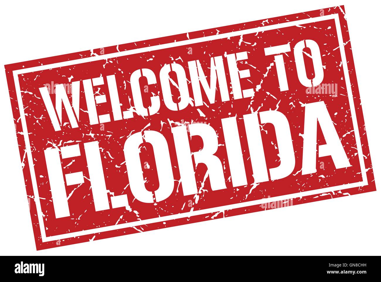 welcome to Florida stamp Stock Vector Image & Art - Alamy
