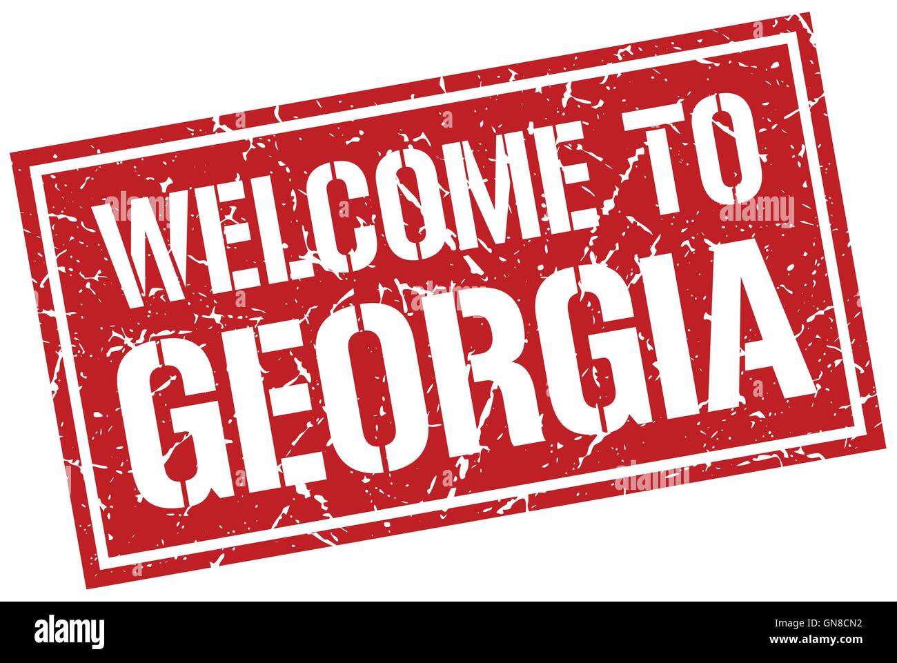Welcome georgia stamp hi-res stock photography and images - Alamy