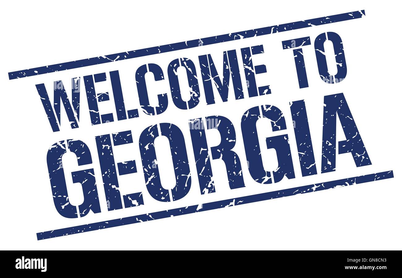 welcome to Georgia stamp Stock Vector Image & Art - Alamy
