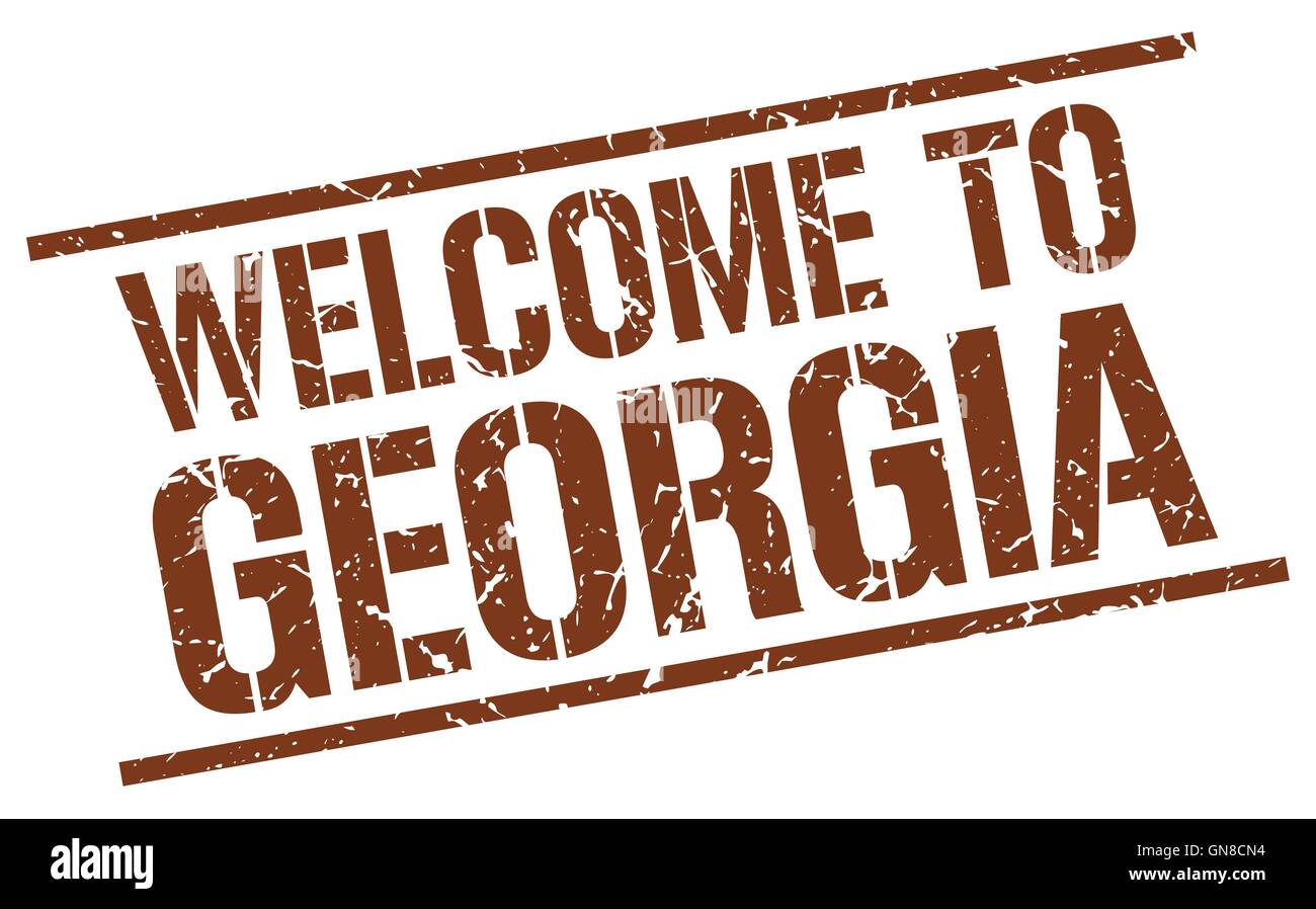 welcome to Georgia stamp Stock Vector Image & Art - Alamy