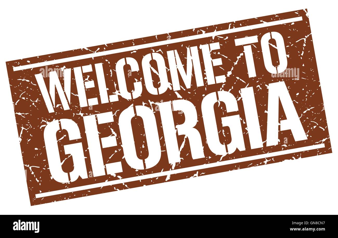 welcome to Georgia stamp Stock Vector Image & Art - Alamy