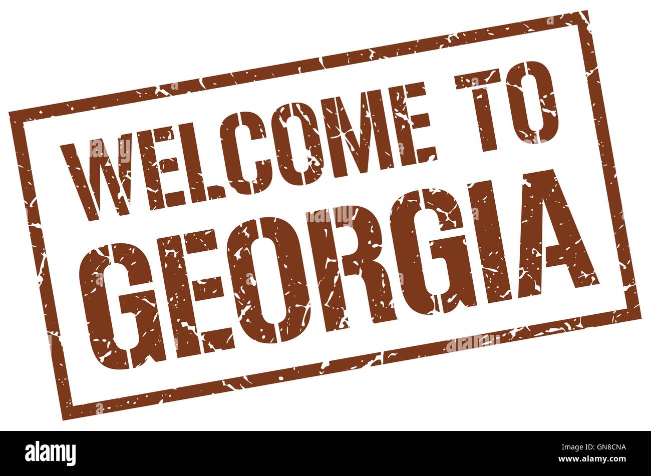 welcome to Georgia stamp Stock Vector Image & Art - Alamy