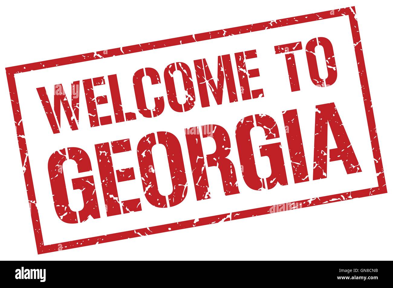 welcome to Georgia stamp Stock Vector Image & Art - Alamy