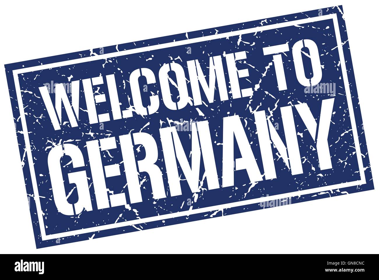 welcome to Germany stamp Stock Vector Image & Art - Alamy