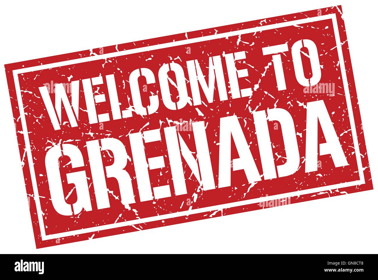 welcome to Grenada stamp Stock Vector Image & Art - Alamy