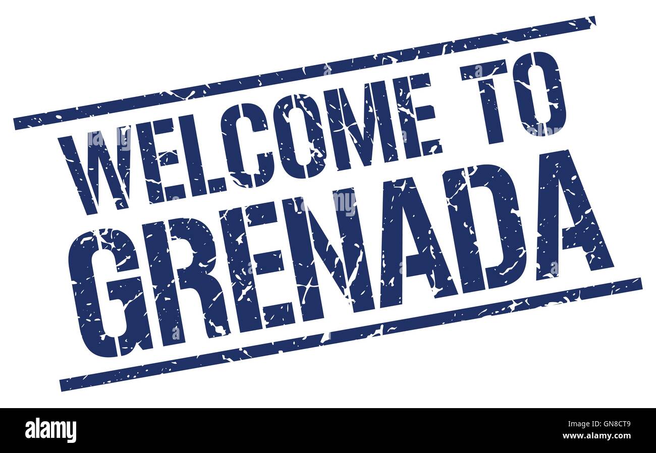welcome to Grenada stamp Stock Vector Image & Art - Alamy
