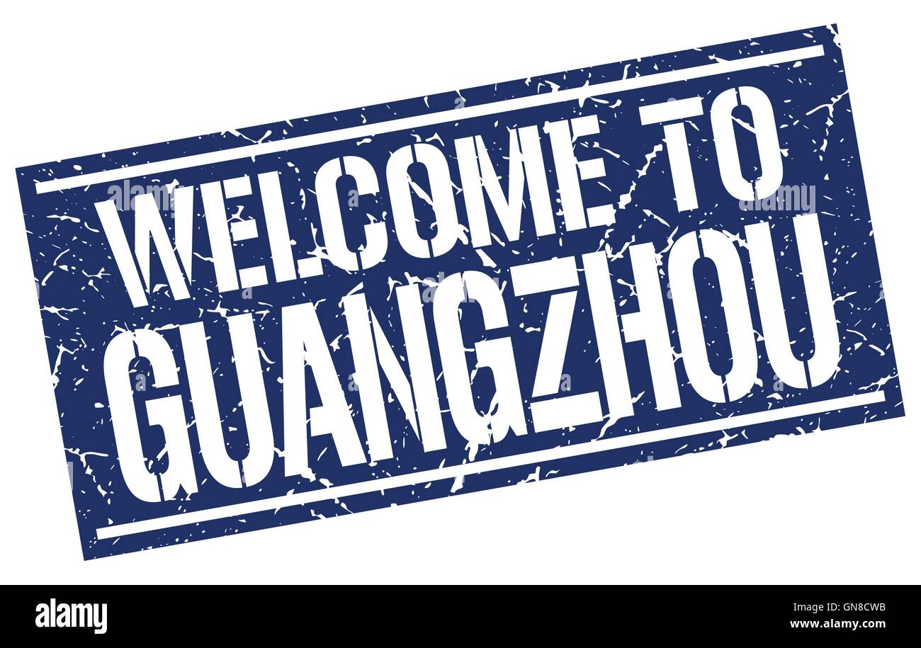 welcome to Guangzhou stamp Stock Vector Image & Art - Alamy