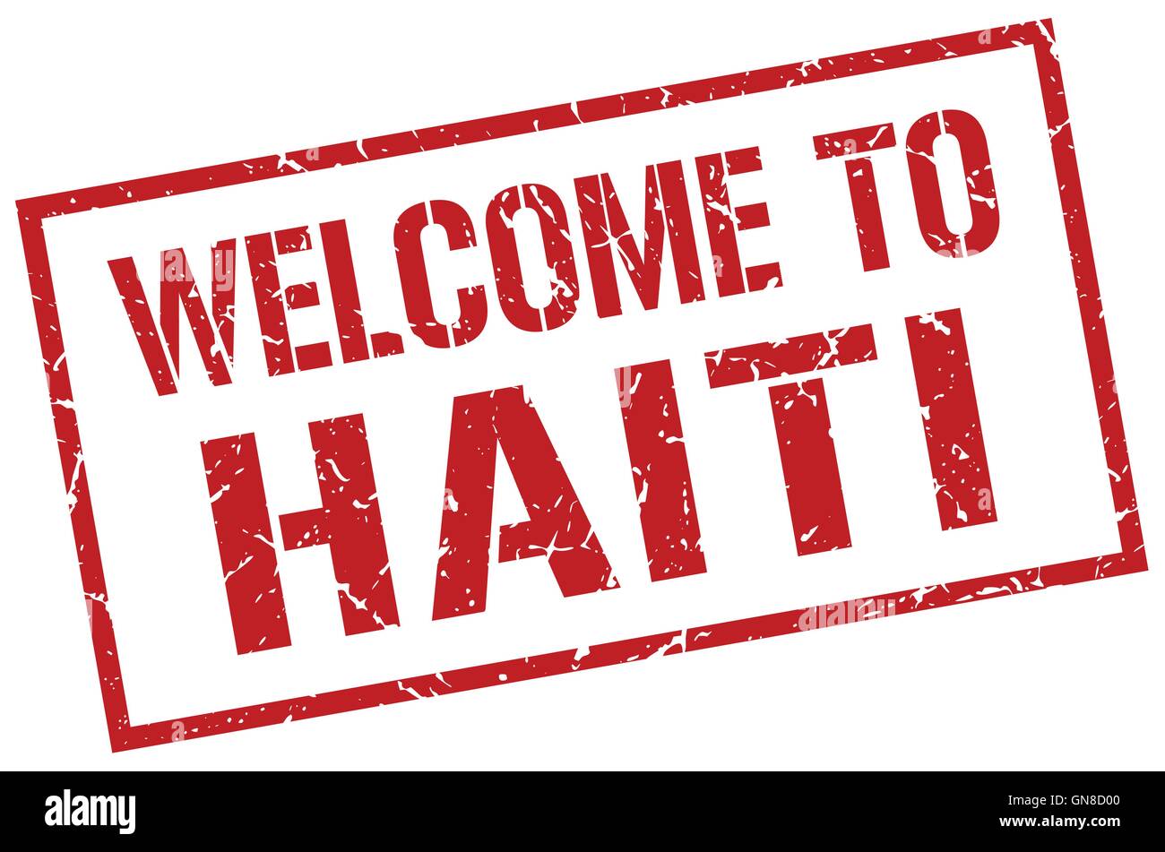 welcome to Haiti stamp Stock Vector Image & Art - Alamy