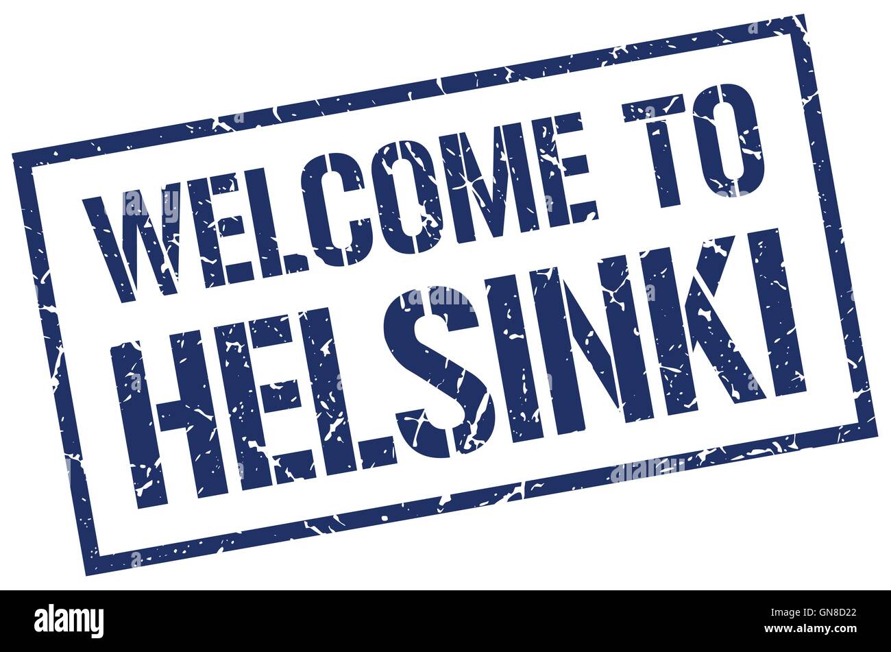 welcome to Helsinki stamp Stock Vector Image & Art - Alamy