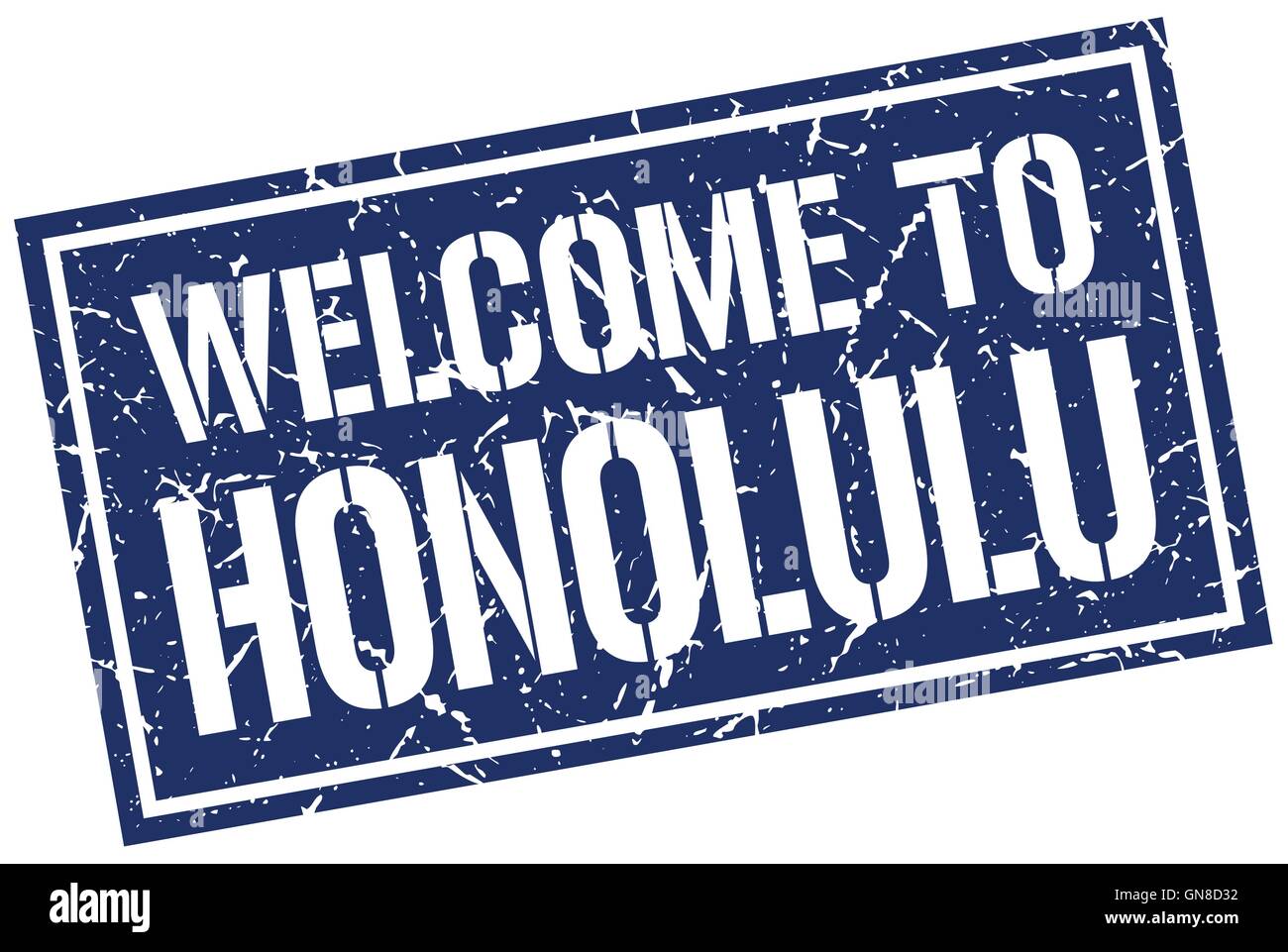 Welcome honolulu Stock Vector Images - Alamy