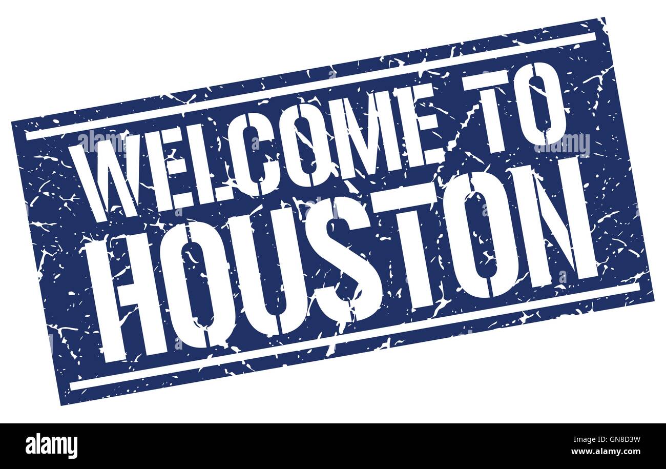welcome to Houston stamp Stock Vector Image & Art - Alamy