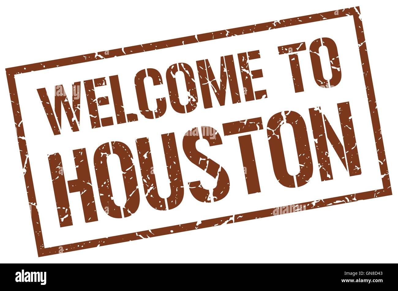 welcome to Houston stamp Stock Vector Image & Art - Alamy