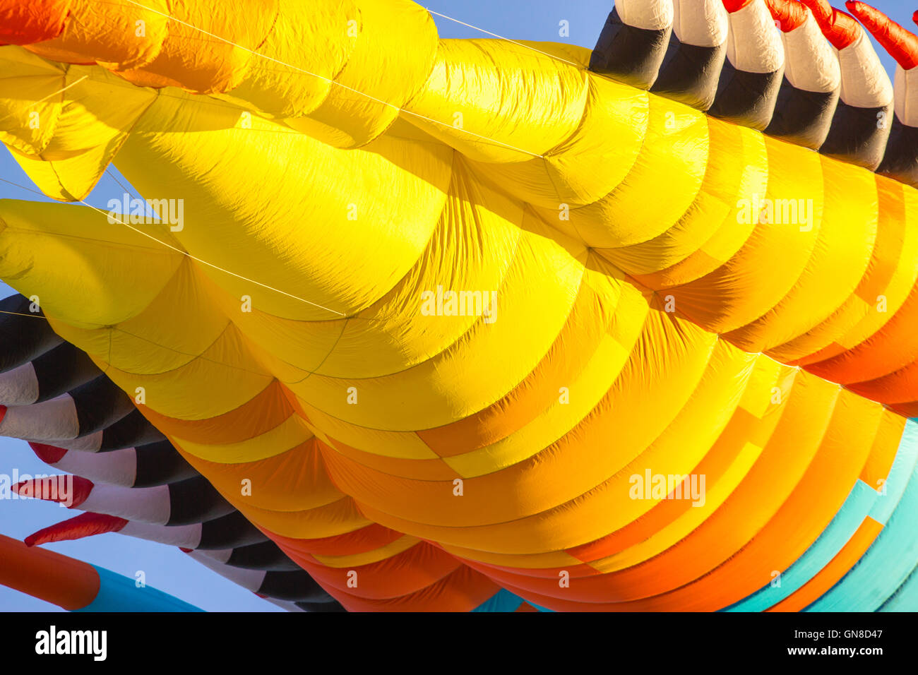 Abstract elements of flying kite for background Stock Photo - Alamy